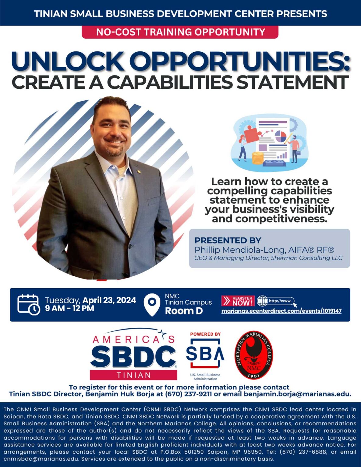 Tinian SBDC to Host Training on Government Contracting: Crafting ...
